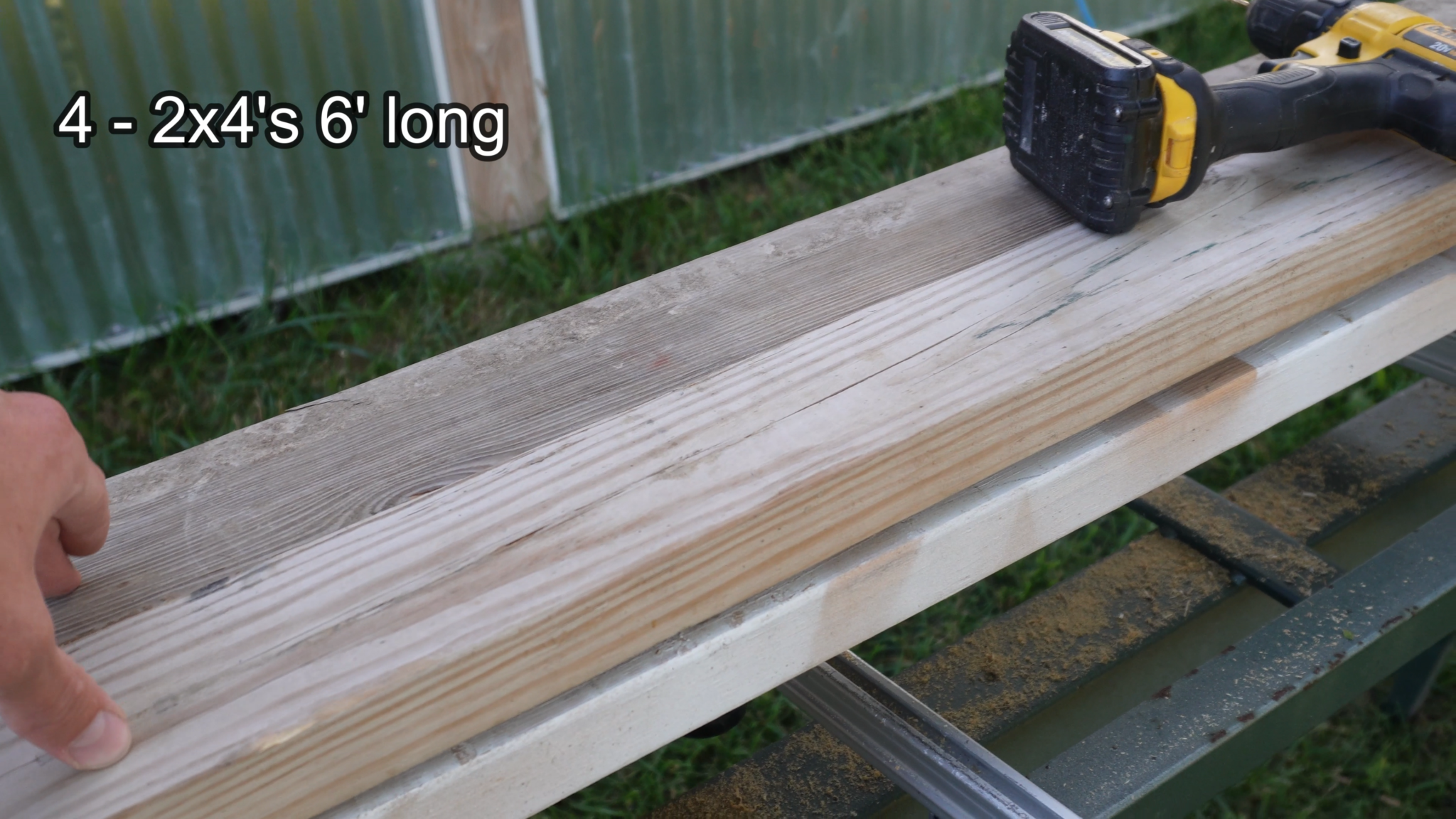 How to Build a Feed Bunk for $40 - Plane View Farm